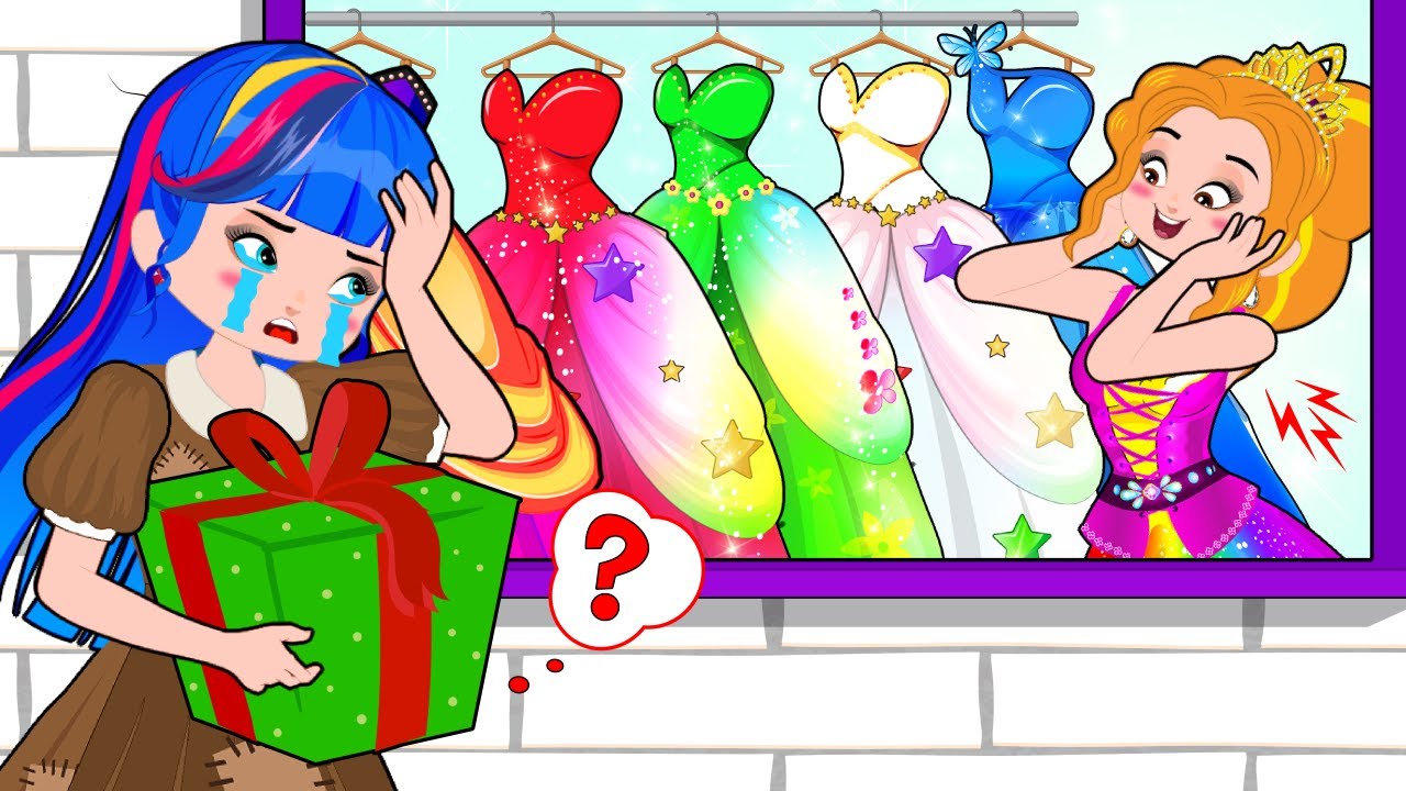 Poor princess wants a beautiful dress!😭 What Is in Lisa's gift box? A ...