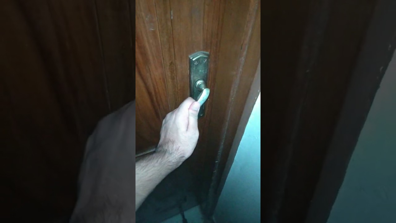 How To Open A Door (Wooden) | Easy Tutorial - YouTube
