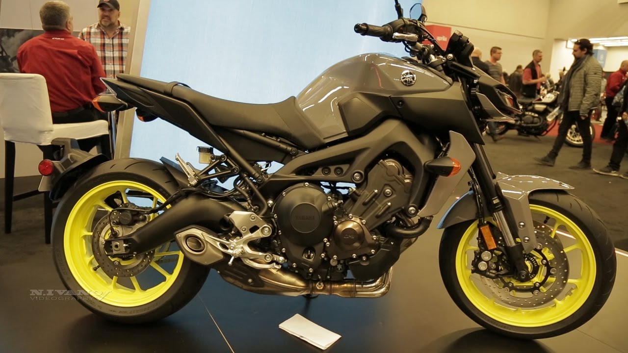 2017 Yamaha FZ-09 - Detailed Walkaround - 2017 Montreal Motocycle Show ...