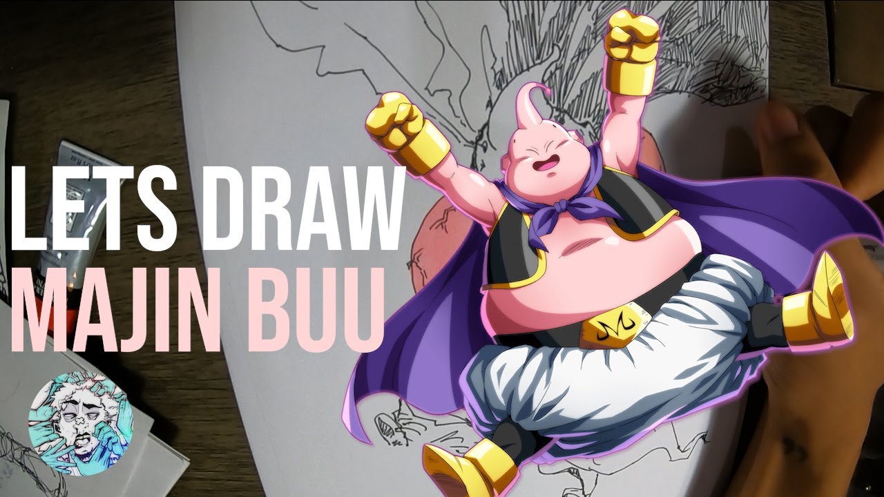 Drawing Majin Buu From Memory! - YouTube
