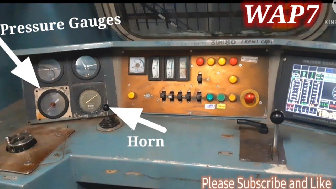 WAP7 Cab view - YouTube