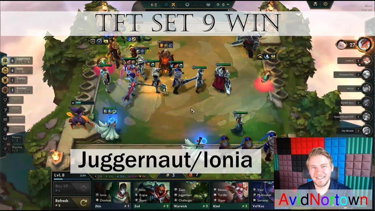 Teamfight Tactics (6) Juggerrnaut Ionia Gameplay | TFT Set 9 | Win #4 ...