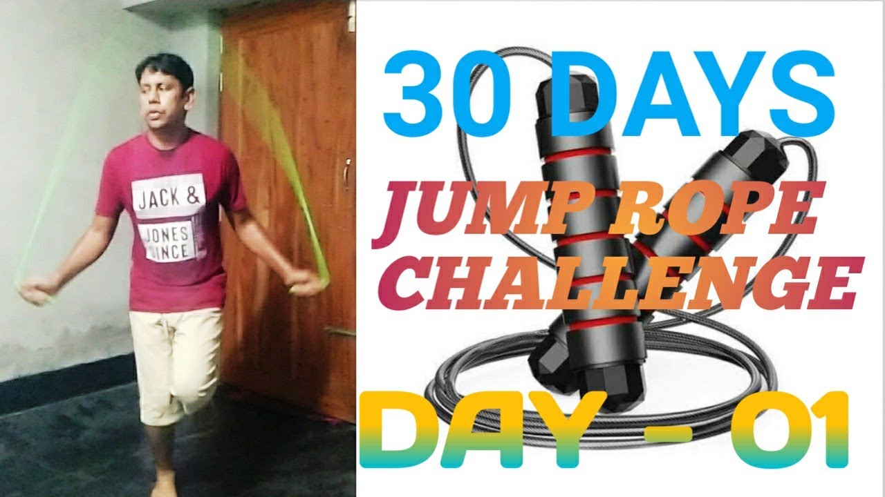 Jump Rope Challenge for 30 days results, Jump Rope, Day-01, 15 Minutes ...