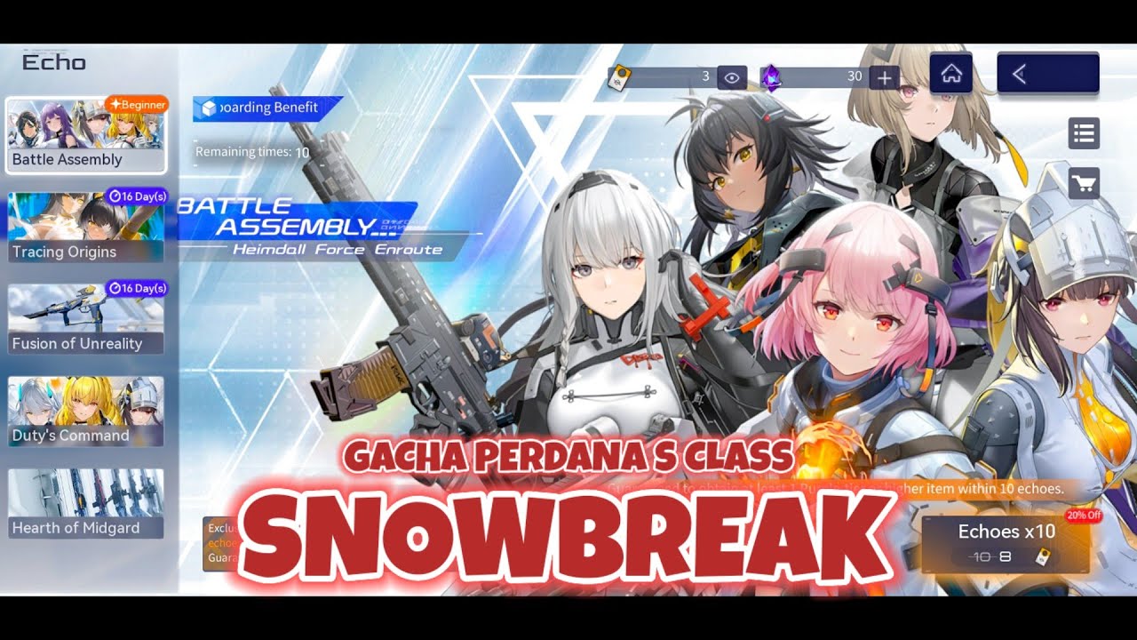 GACHA PERDANA S CLASS KAWAII - SNOWBREAK CONTAINMENT ZONE - YouTube