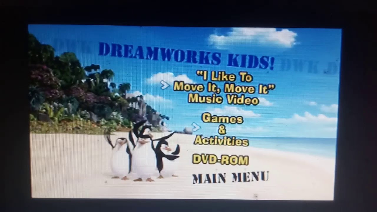 Madagascar: DreamWorks Kids DVD Menu (2005) - YouTube