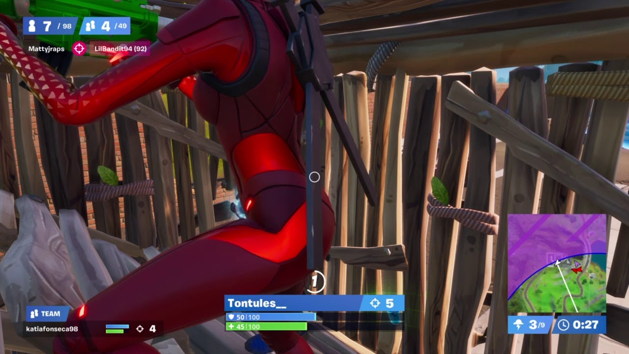 LOW HEALTH EPIC DUO GAMEPLAY IN FORTNITE - A MISS - YouTube