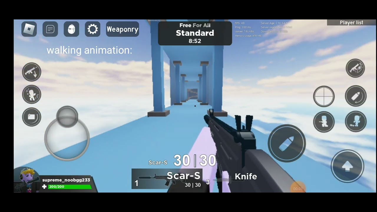 scar-s showcase in weaponry #roblox #weaponry - YouTube