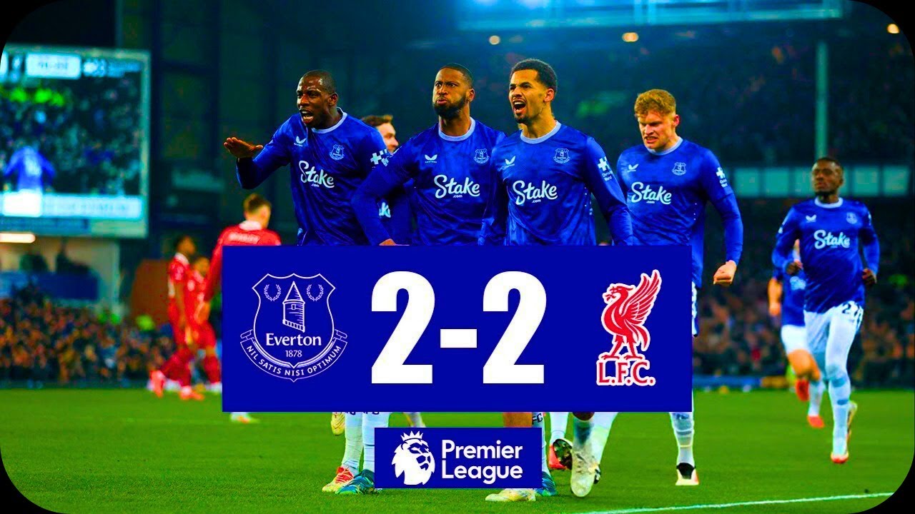 Everton vs Liverpool 2-2 Highlights Goals | Premier League 2024-2025 ...