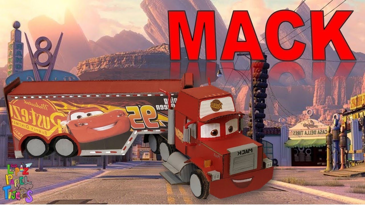 COMO HACER A MACK DE CARS CON CARTÓN PARTE 1/2 - Manualidades para ...