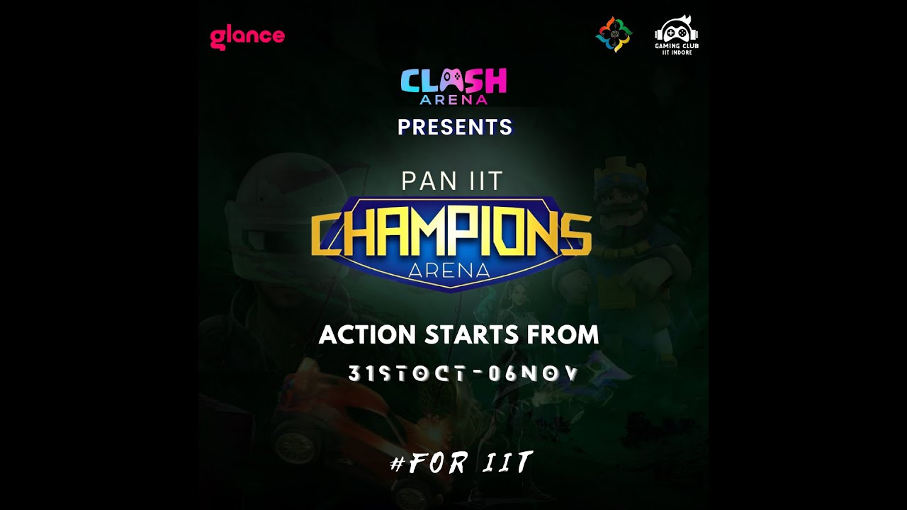 PAN IIT CHAMPIONS ARENA Presented By Clash Arena - YouTube