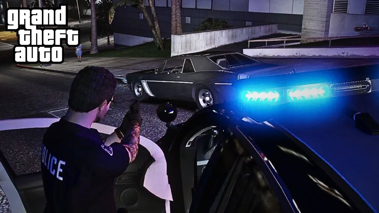 Cop Gets Wild Suspect To Give Up GTA RP - YouTube