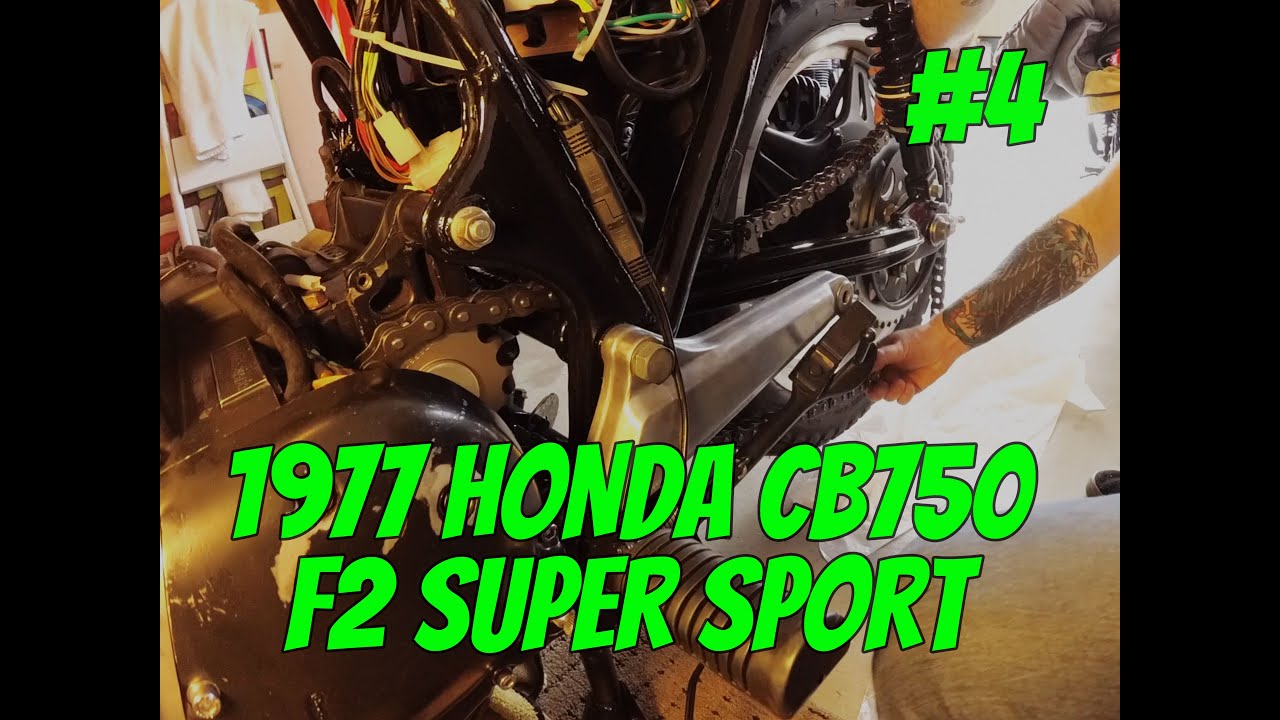 1977 Honda CB750 Motorcycle Rebuild Project - Video 4 - Installing ...