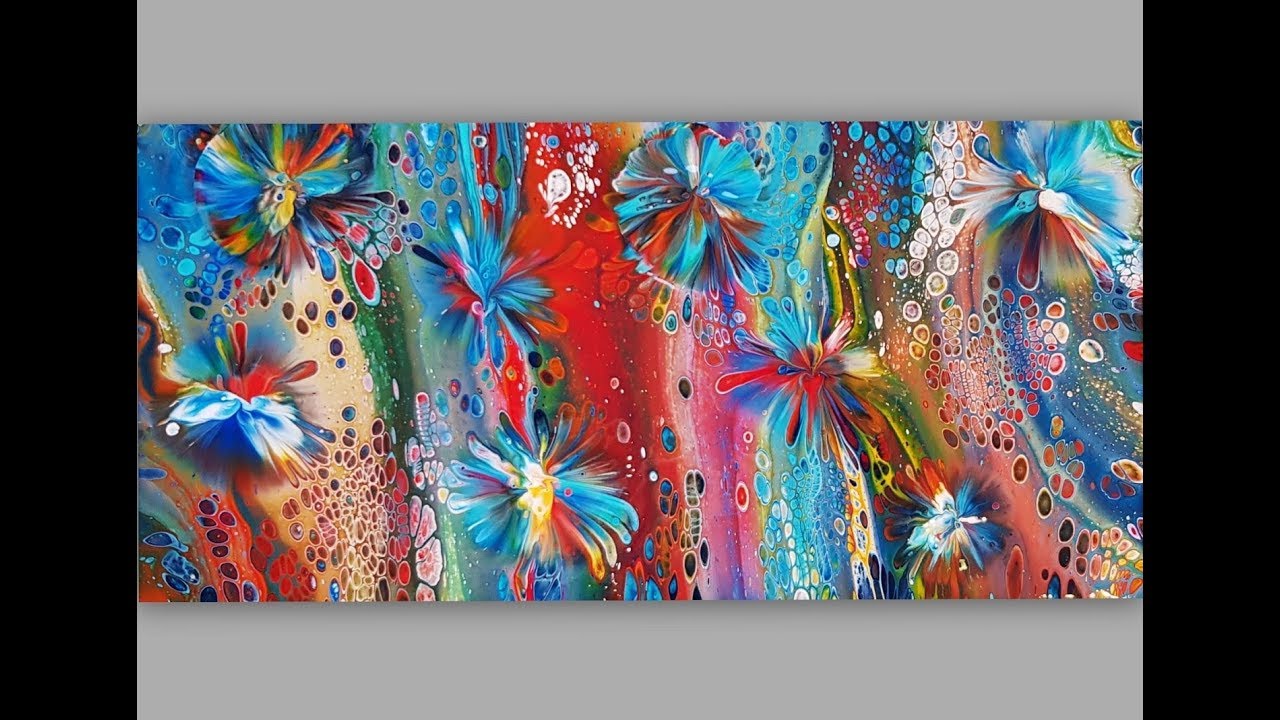 #292 Flip And Dip, An Amazing Result With Thicker Paint - YouTube