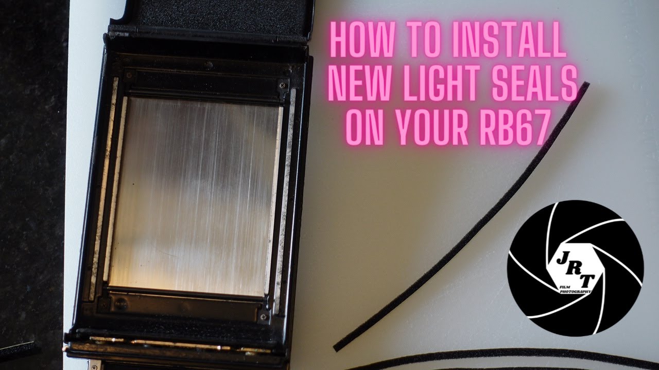 How to install light seals on a RB67 - YouTube
