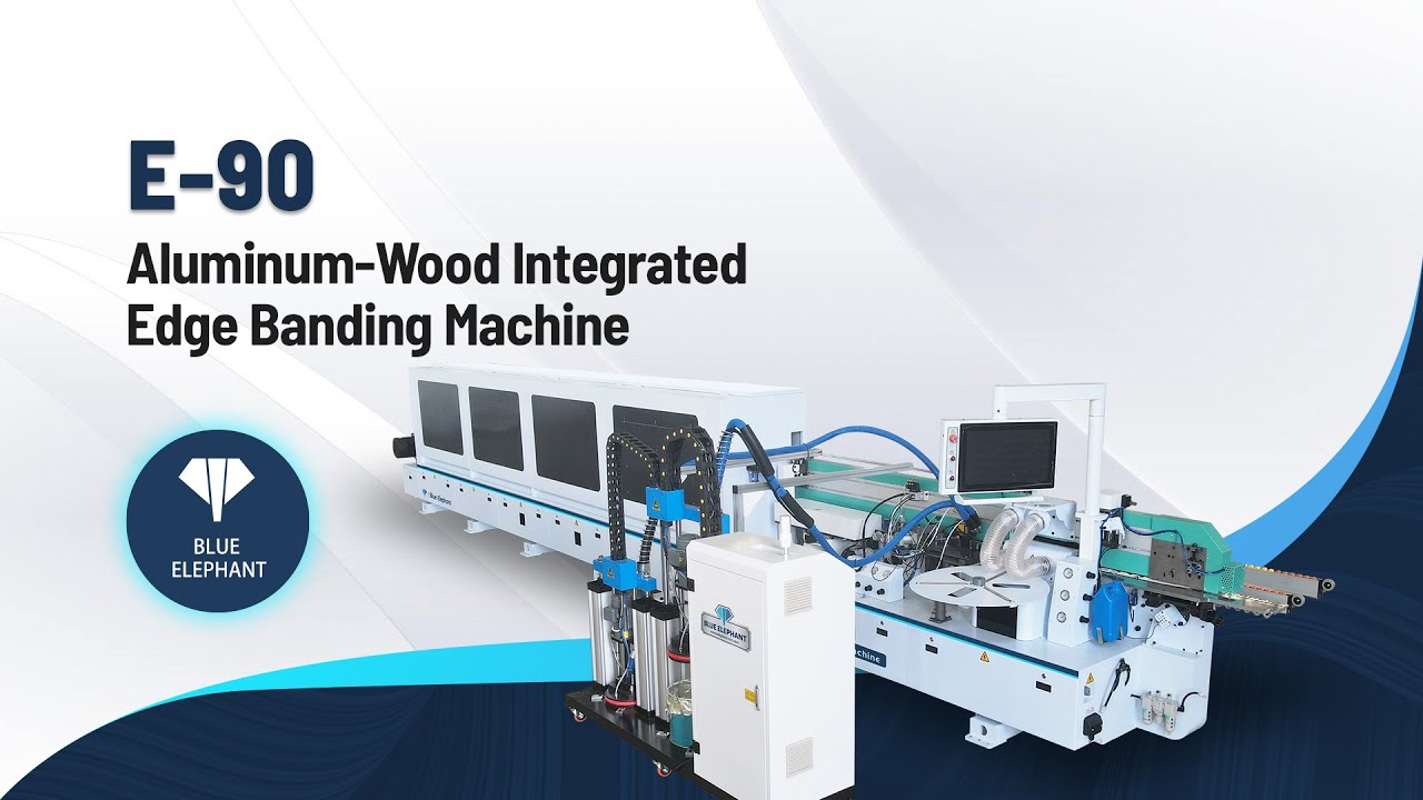 Automatic High Speed E-90 Aluminum-Wood Integrated Edge Banding Machine ...