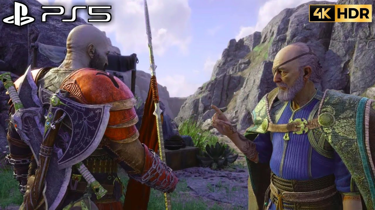 (PS5) God Of War Ragnarok Part 44 | ODIN MEET CRATOS - NO Commentray ...