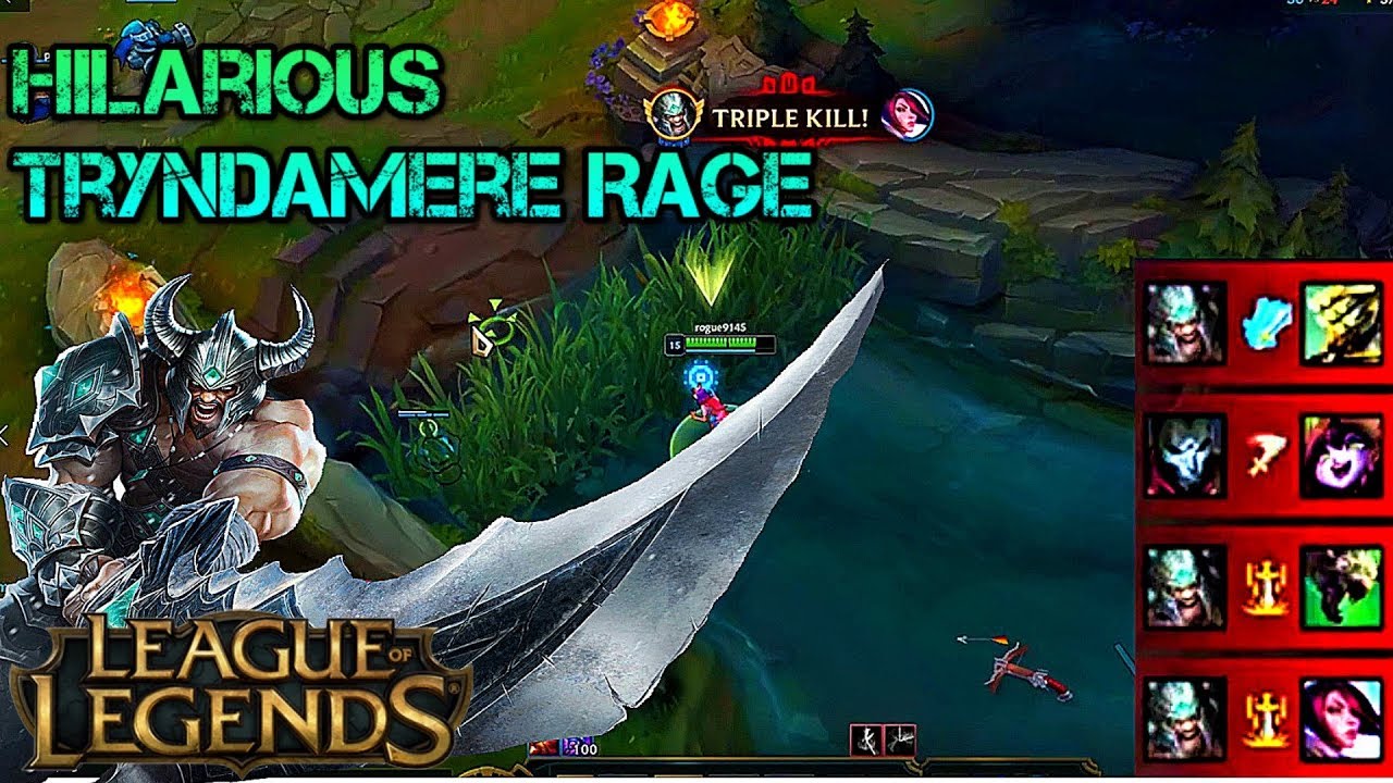 League of Legends - Hilarious Rage Compilation - YouTube