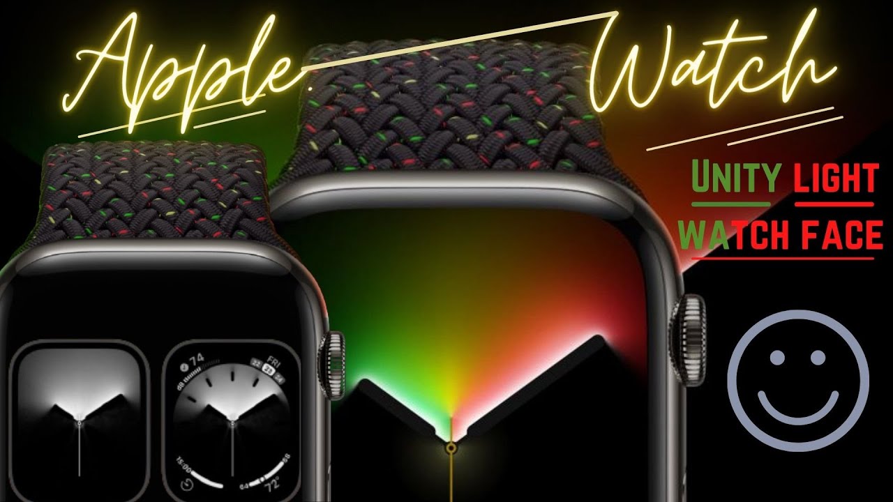 Apple Watch Unity light watch face - YouTube