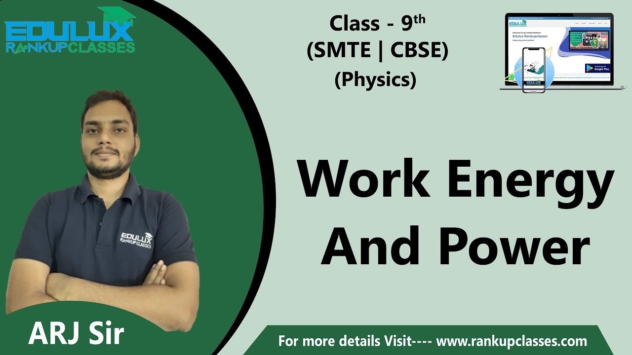 Work energy and power (Physics) Class-9th - YouTube