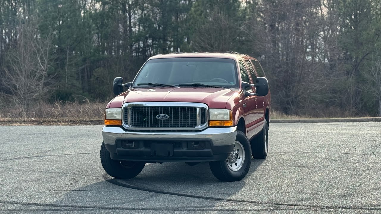 2000 Ford Excursion XLT 4WD 7.3 Diesel 236K $16995 - YouTube