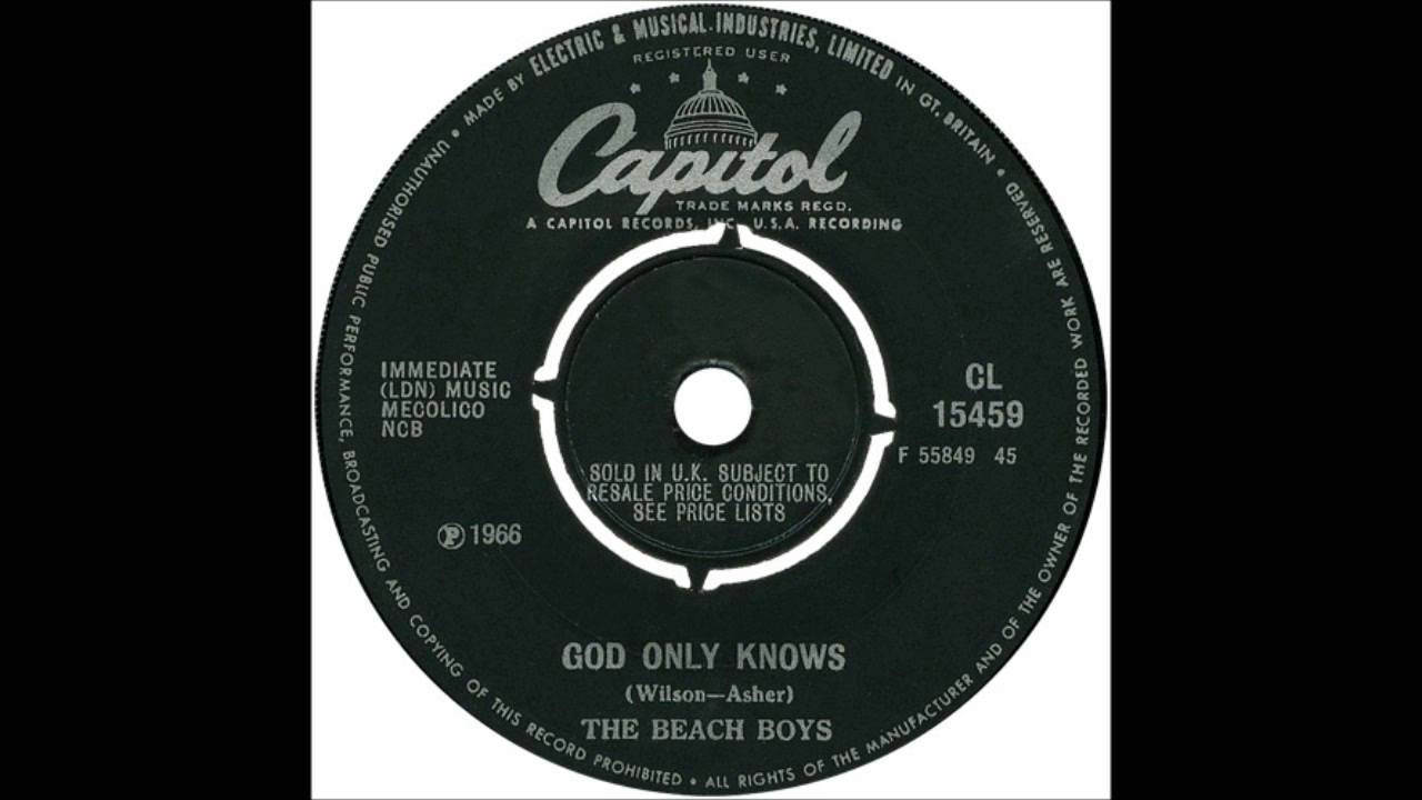 The Beach Boys God Only Knows (Single Tracked Lead Vocal) [A Cappella ...