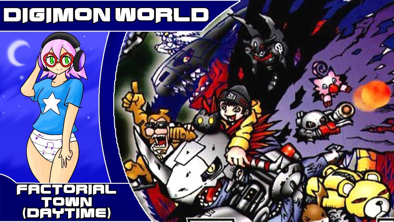 Digimon World: Factorial Town (Day) Theme Extended - YouTube