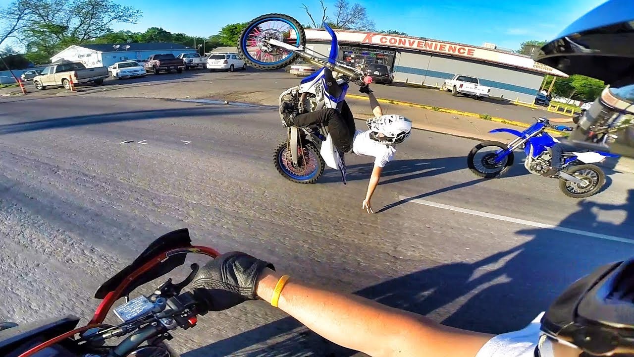 DIRT BIKE HAND DRAGS! NO GLOVES - YouTube