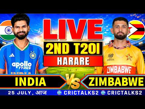 🔴 Live: India vs Zimbabwe, 2nd T20I | 2026 Series | Cricket Match Today Score & Commentary