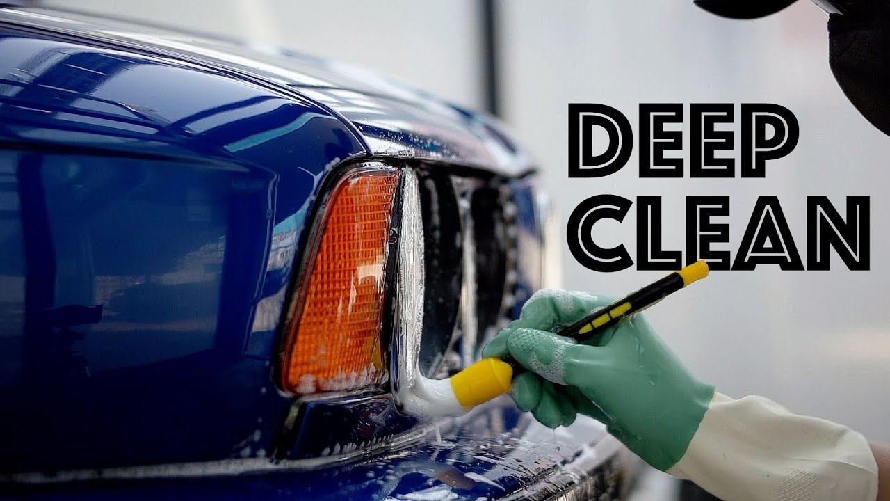 BMW E34 Deep Clean Part1 - Auto Detailing - YouTube