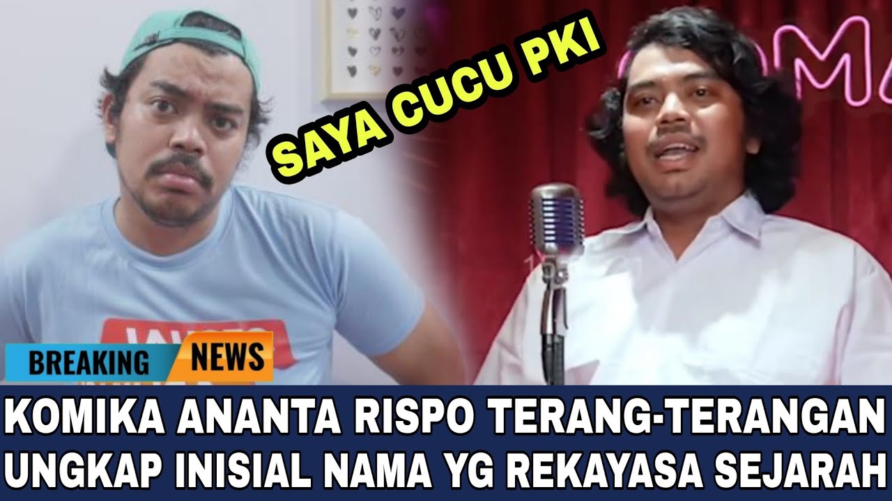 Komika Ananta Rispo Terang-terangan Ungkap Inisial Nama yang Rekayasa ...