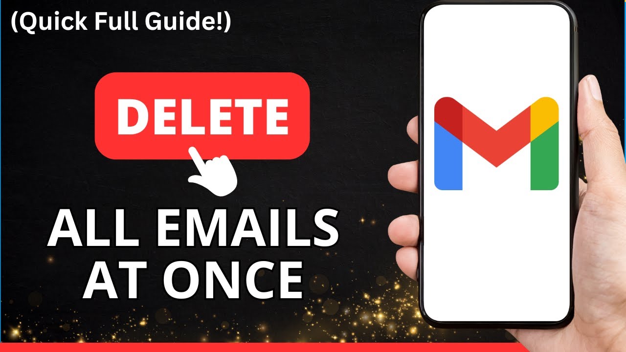 How to Delete All Emails at Once | Quick Email Cleanup Tutorial - YouTube
