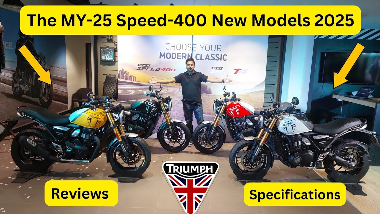 Triumph New Speed-400 T4 2025 Launched | ft.Triumph Pal Surat - YouTube