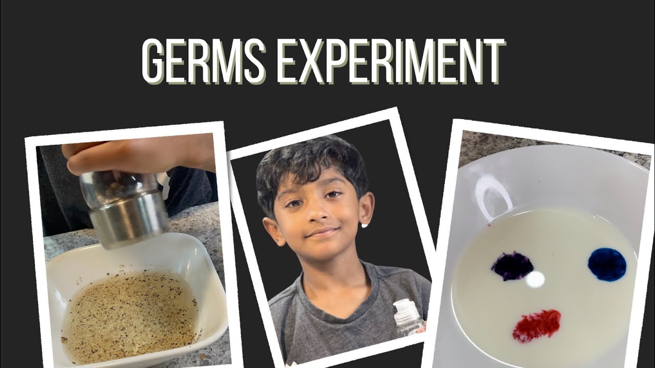 Germs experiment - YouTube