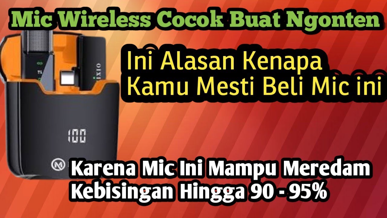Unboxing And Review Mic Wireless Mixio S11 Pro | Peredam Kebisingan ...