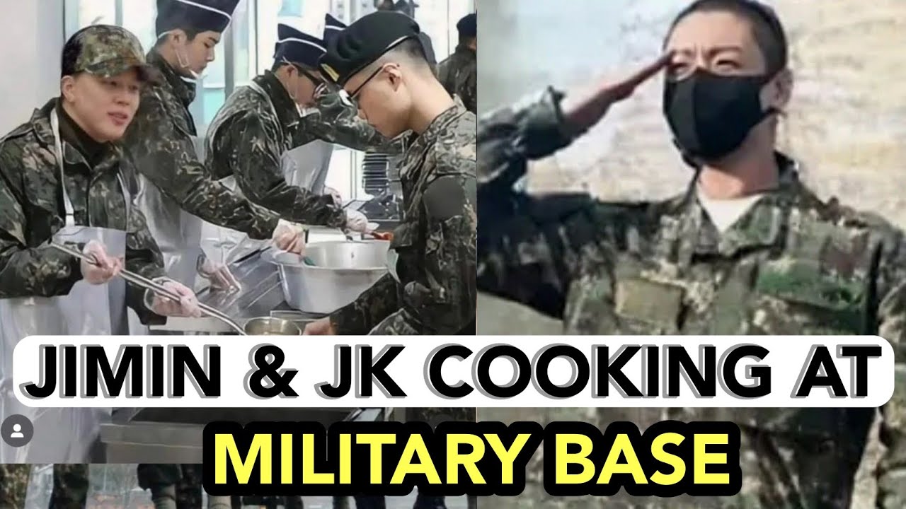 Jungkook Cooking with Jimin at Military Base | JK & Jimin At EVENT ...
