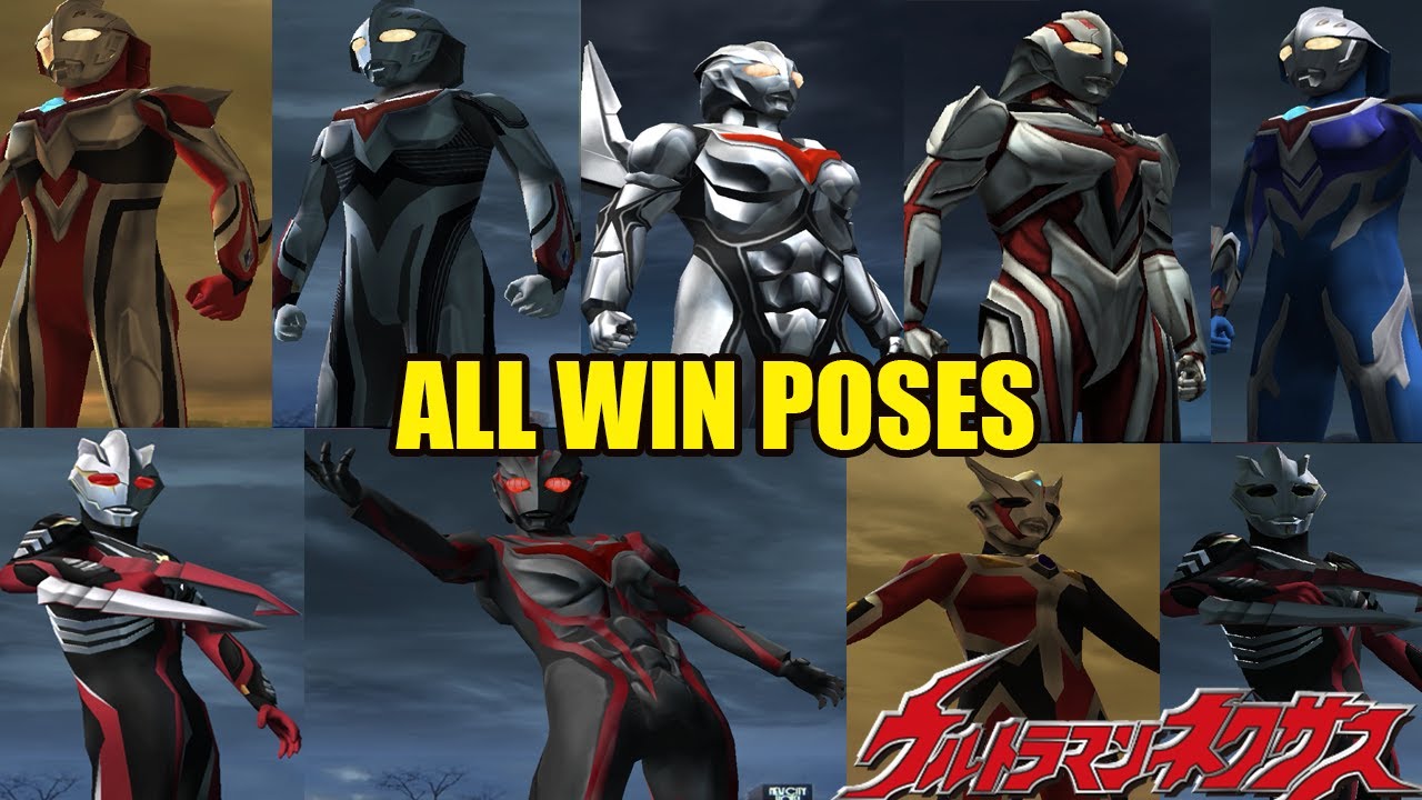 All Character Win Poses + Combo in Ultraman Nexus(1080P HD 60FPS) # ...