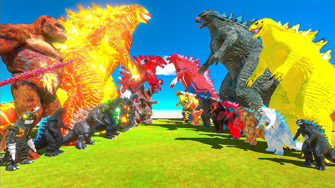 Spider Godzilla x Team Godzilla 2014 vs Thermonuclear Godzilla x ...