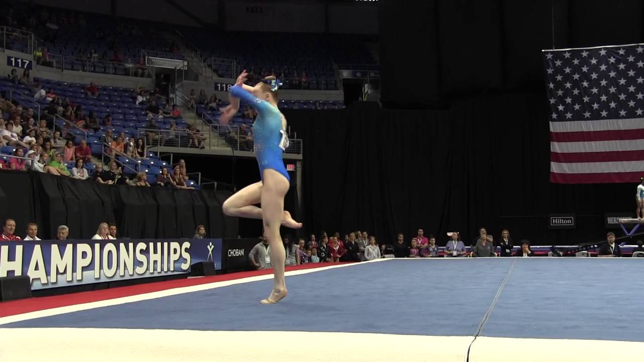 Kinsey Davis - Floor Exercise - 2016 P&G Gymnastics Championships – Jr ...