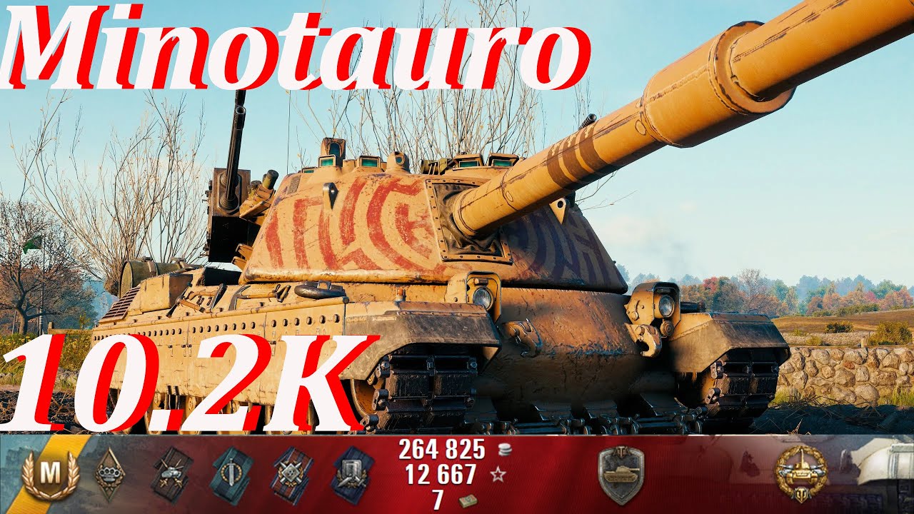 Minotauro Heavy Tank on Artic Region / 10.2K / 4 Kills /World of Tanks ...