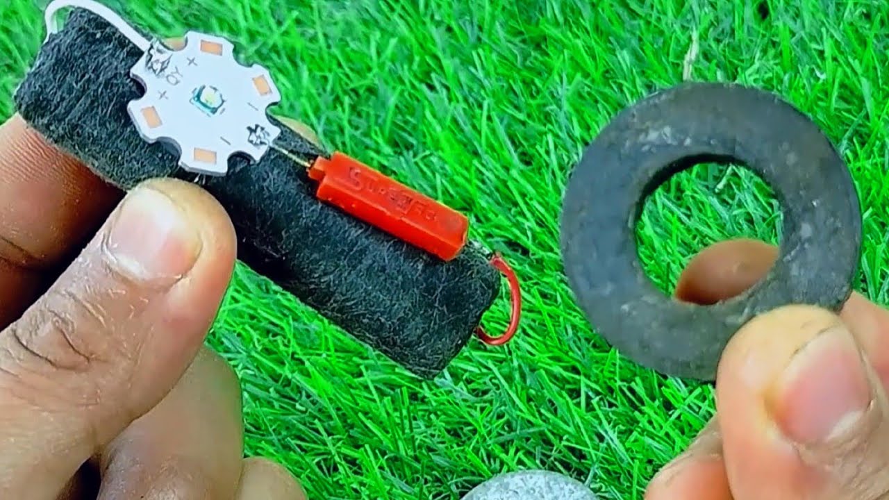 Do you want to turn on the LED automatically using magnet and battery ...