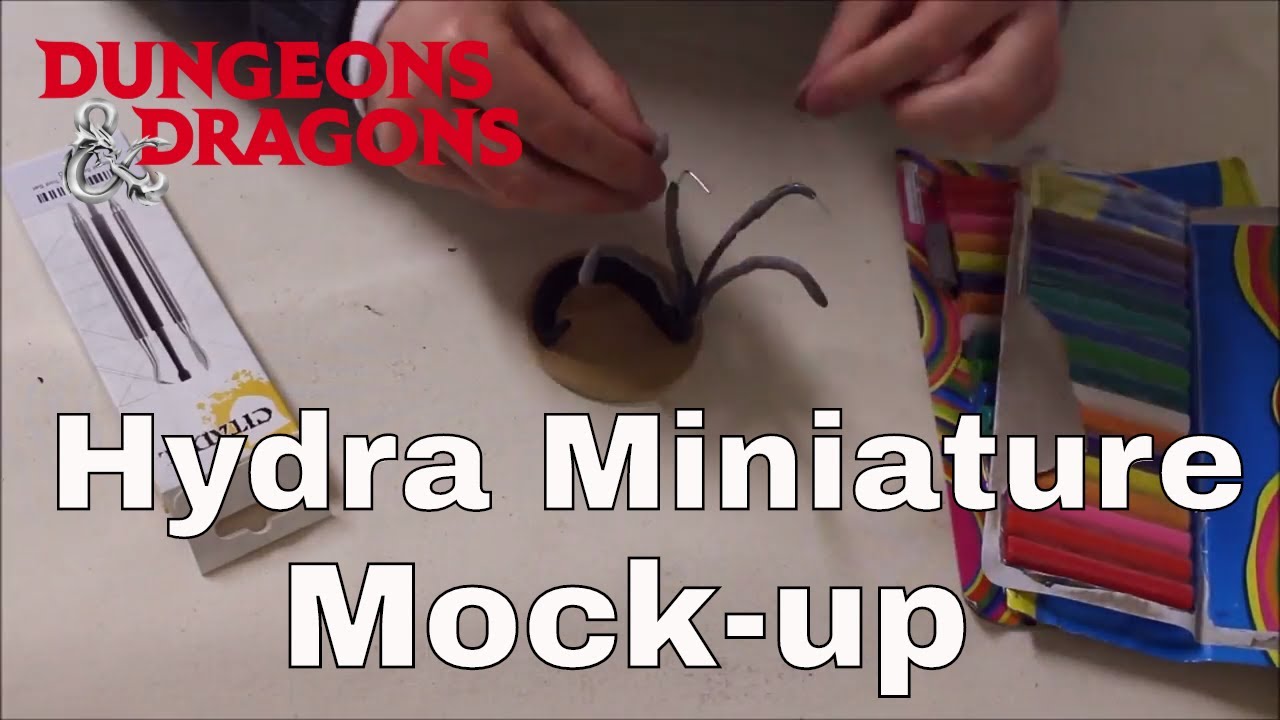 Making a Hydra Miniature Mock-up, Stage 1. - YouTube