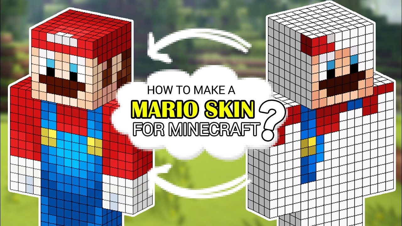 How to make a mario skin for minecraft? - YouTube