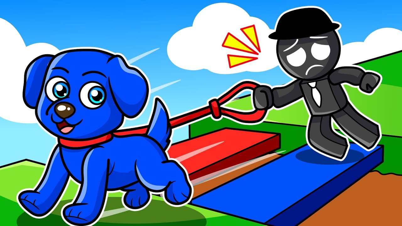 ¡JEVIN SE CONVIERTE EN PERRO EN ROBLOX! | DOG WALK 2 PLAYER OBBY ROBLOX ...