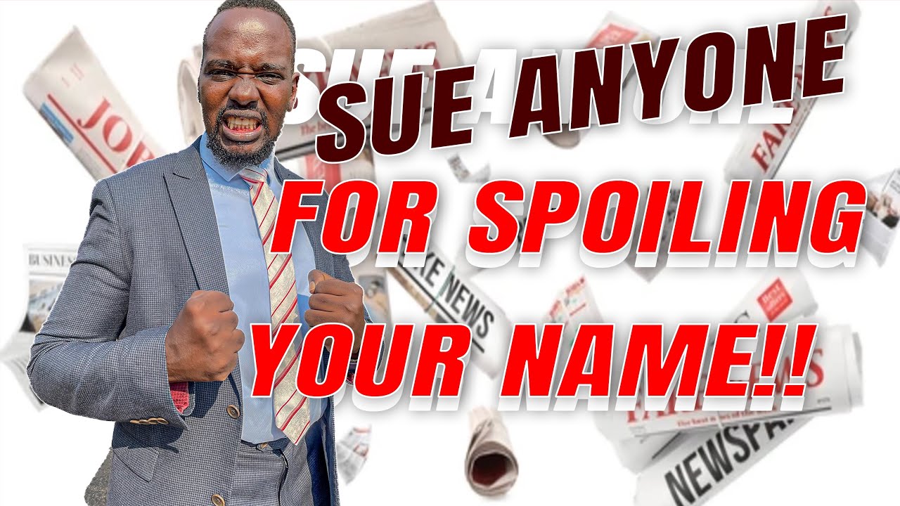 DEFAMATION: How to sue a hater for destroying your name & reputation ...