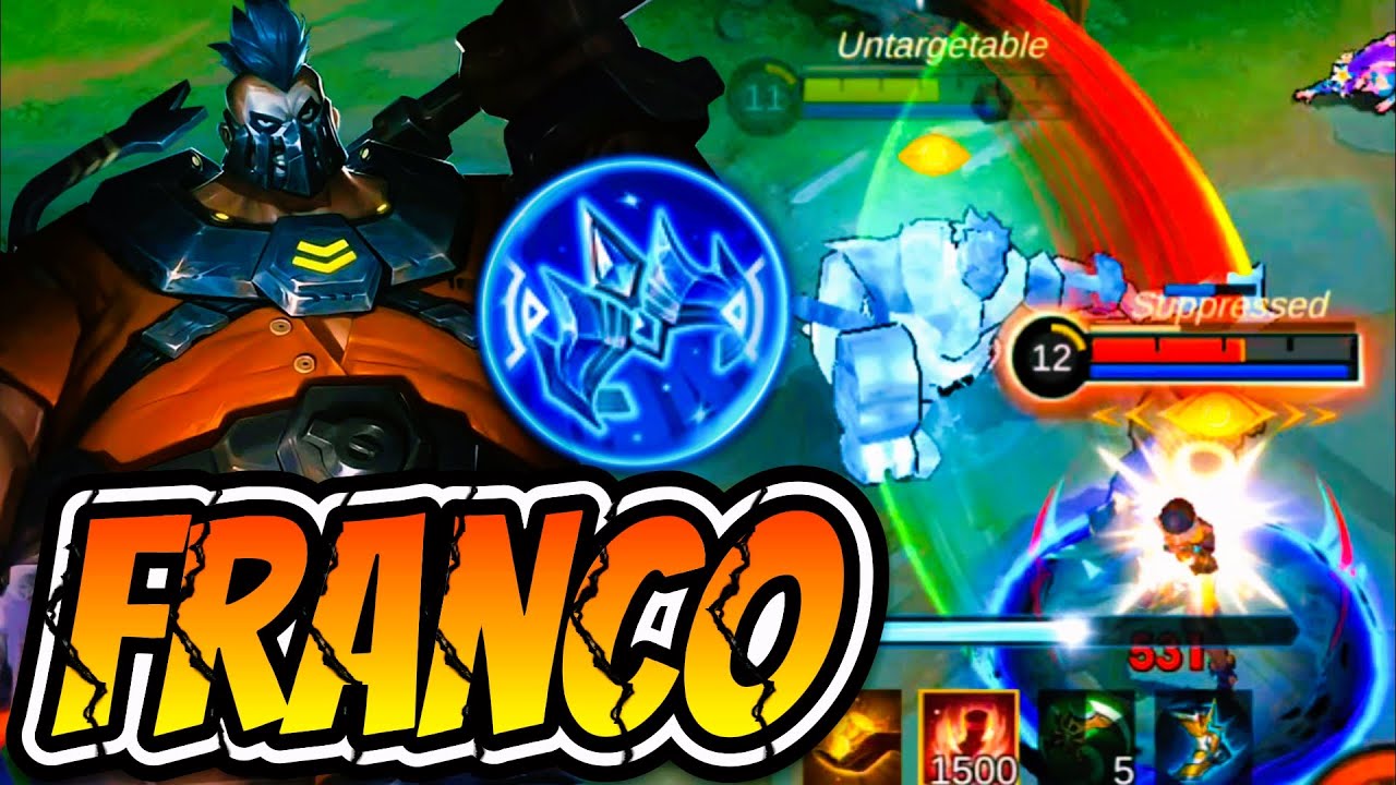 ONE SHOT ONE KILL😈 FRANCO SO OP WITH [ WINTER CROWN ] BUILD - YouTube