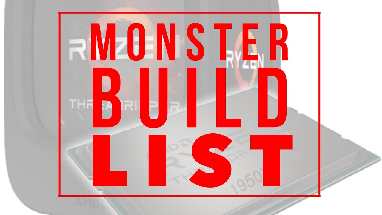 1950X Threadripper Build - Monster Build - YouTube