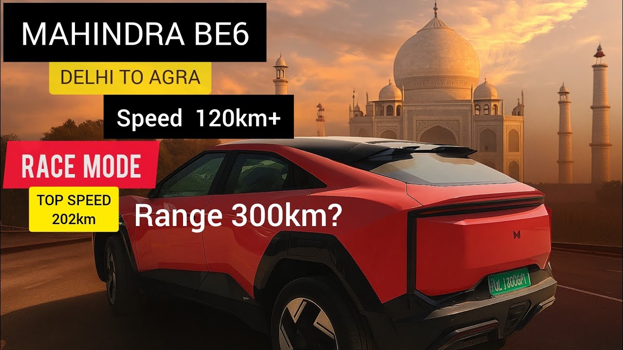 500Km Mahindra BE6 Race Mode 120km+ Range Test | Top Speed 202 km/h ...
