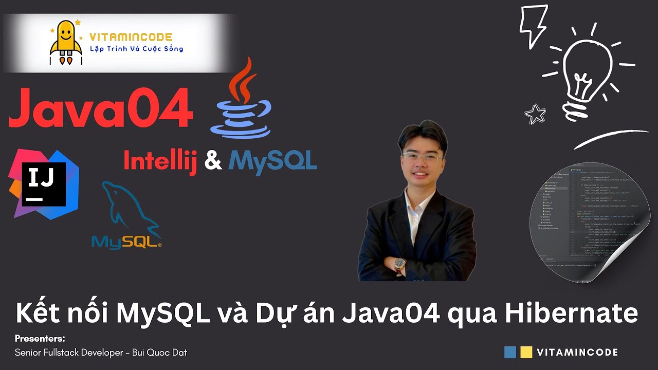 Java04 - 02 - Kết nối dự án Java04 với MySQL qua Hibernate - YouTube