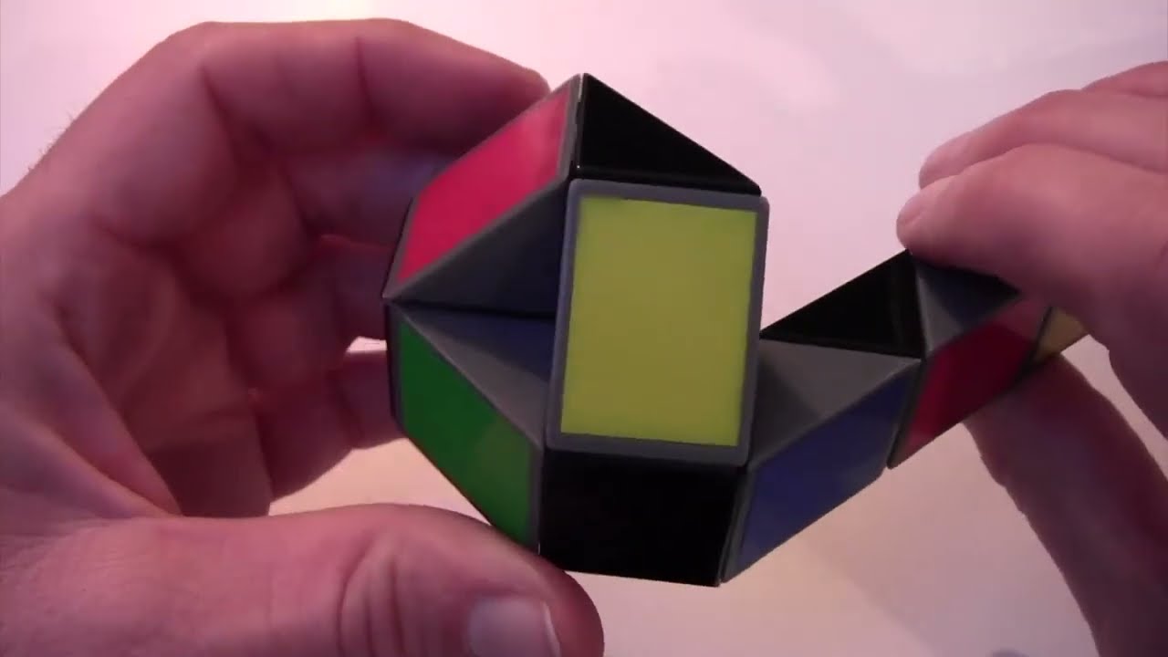Rubiks snake een bal - YouTube