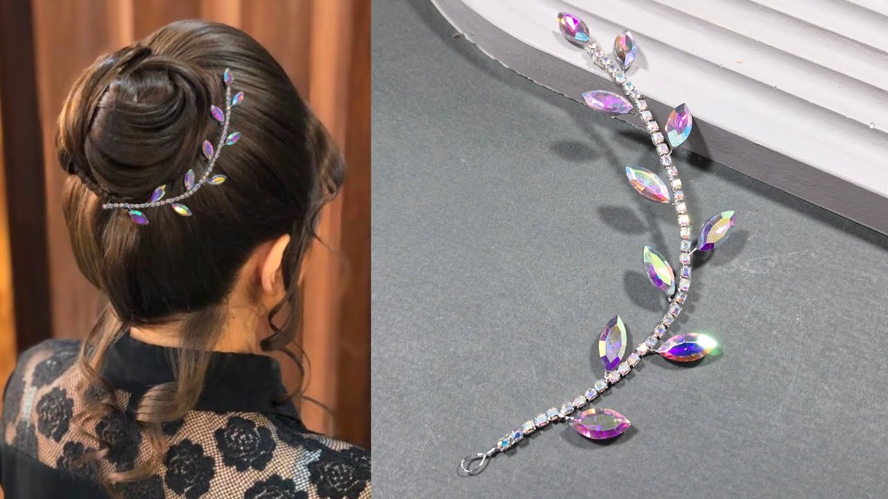 Make a Chic Hair Vine / A Simple Accessory to Elevate Your Updo - YouTube